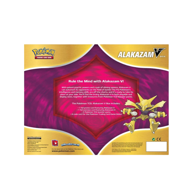 Pokémon TCG: Alakazam V Box – Click and Collectables